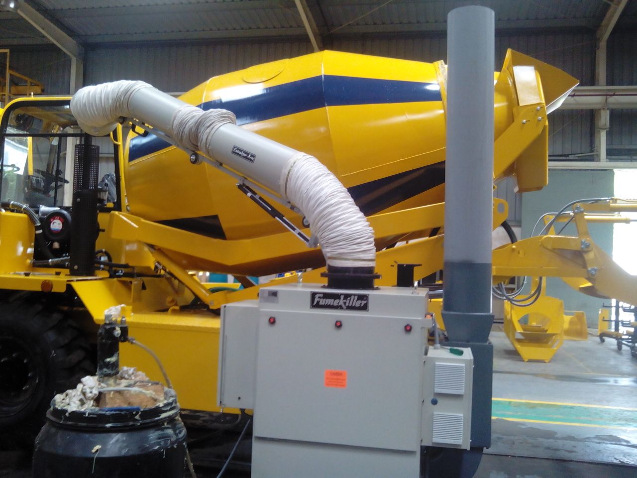 Air Quality in Automotive Workshops with Fume Extractors