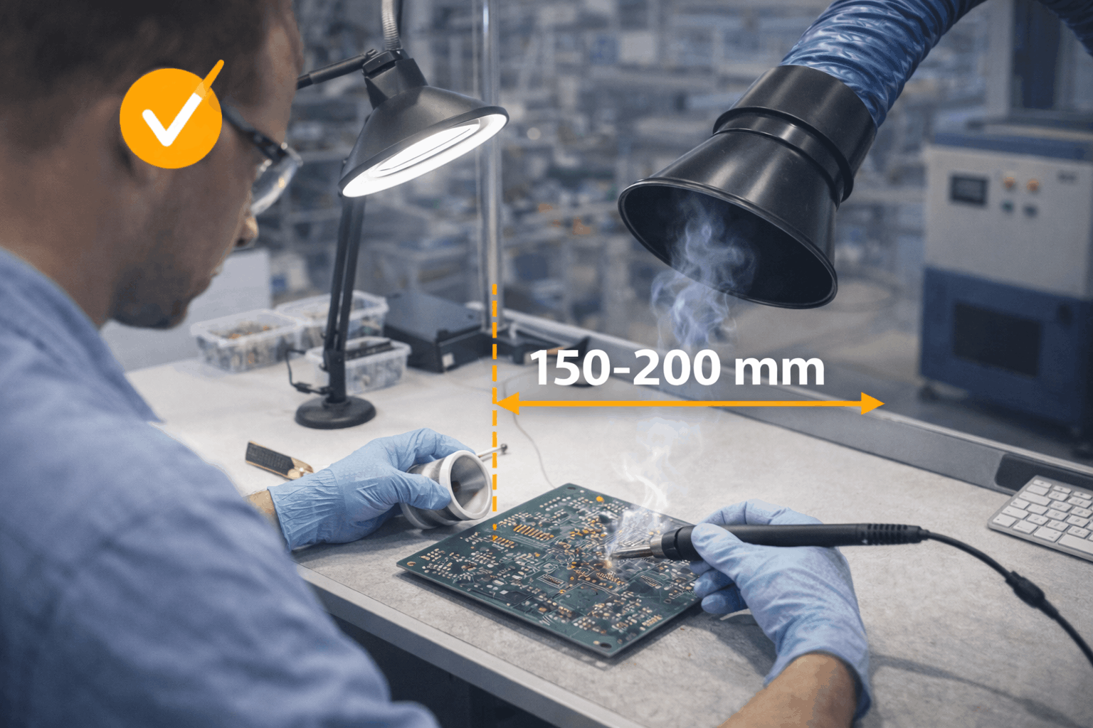Design a Safe Soldering Stations with Proper Fume Extraction