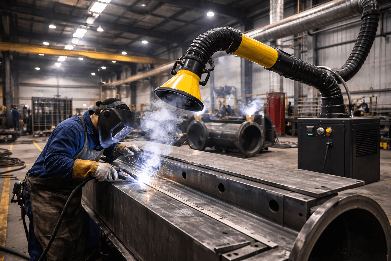 Welding Fume Extraction Problems in Heavy Engineering Units