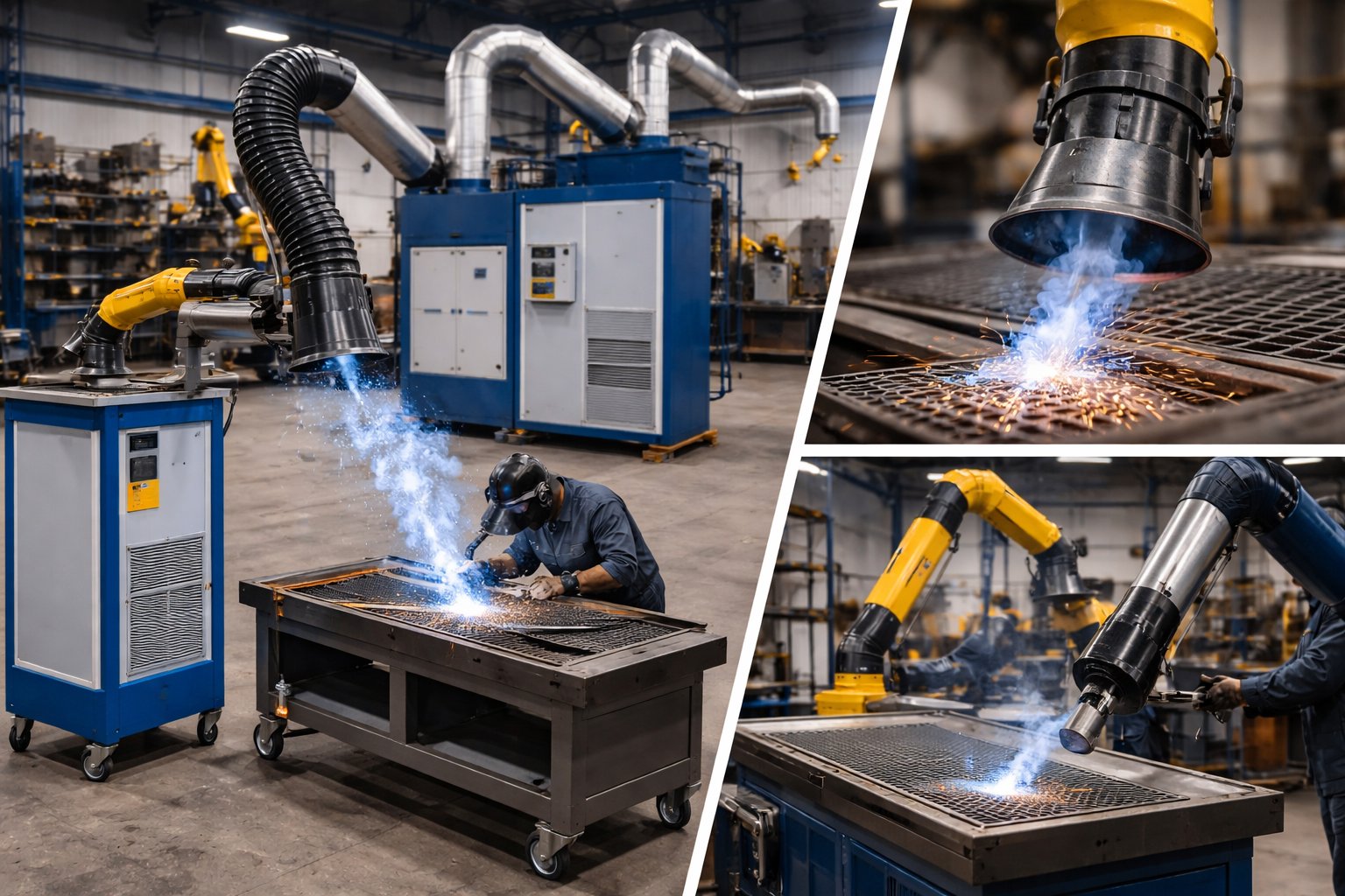 Welding Fume Extractor Types Used in Manufacturing